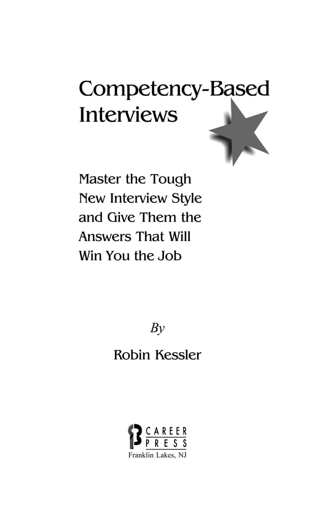 Competency Based Interviewing | PDF