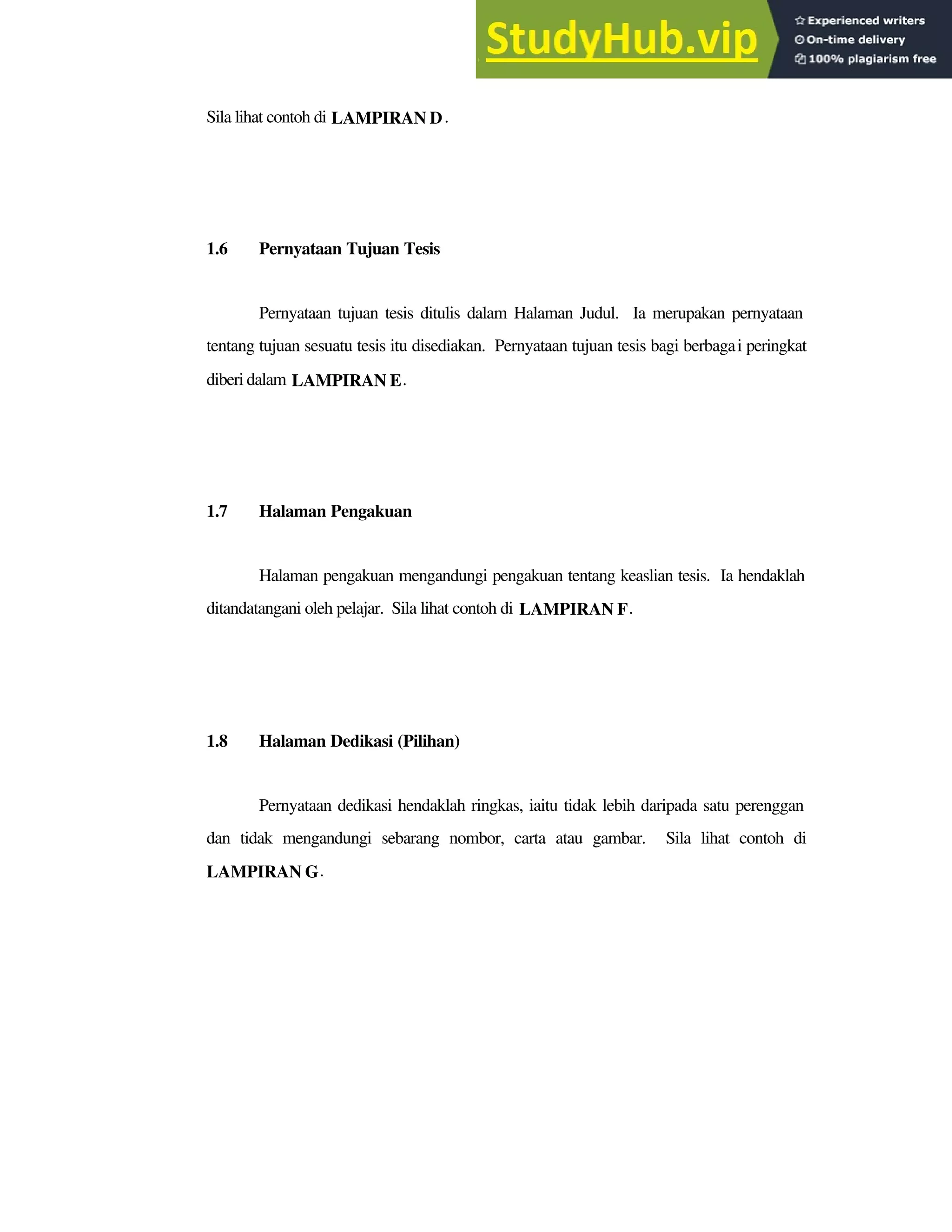 15642556-Panduan-Menulis-Tesis-UTM | PDF