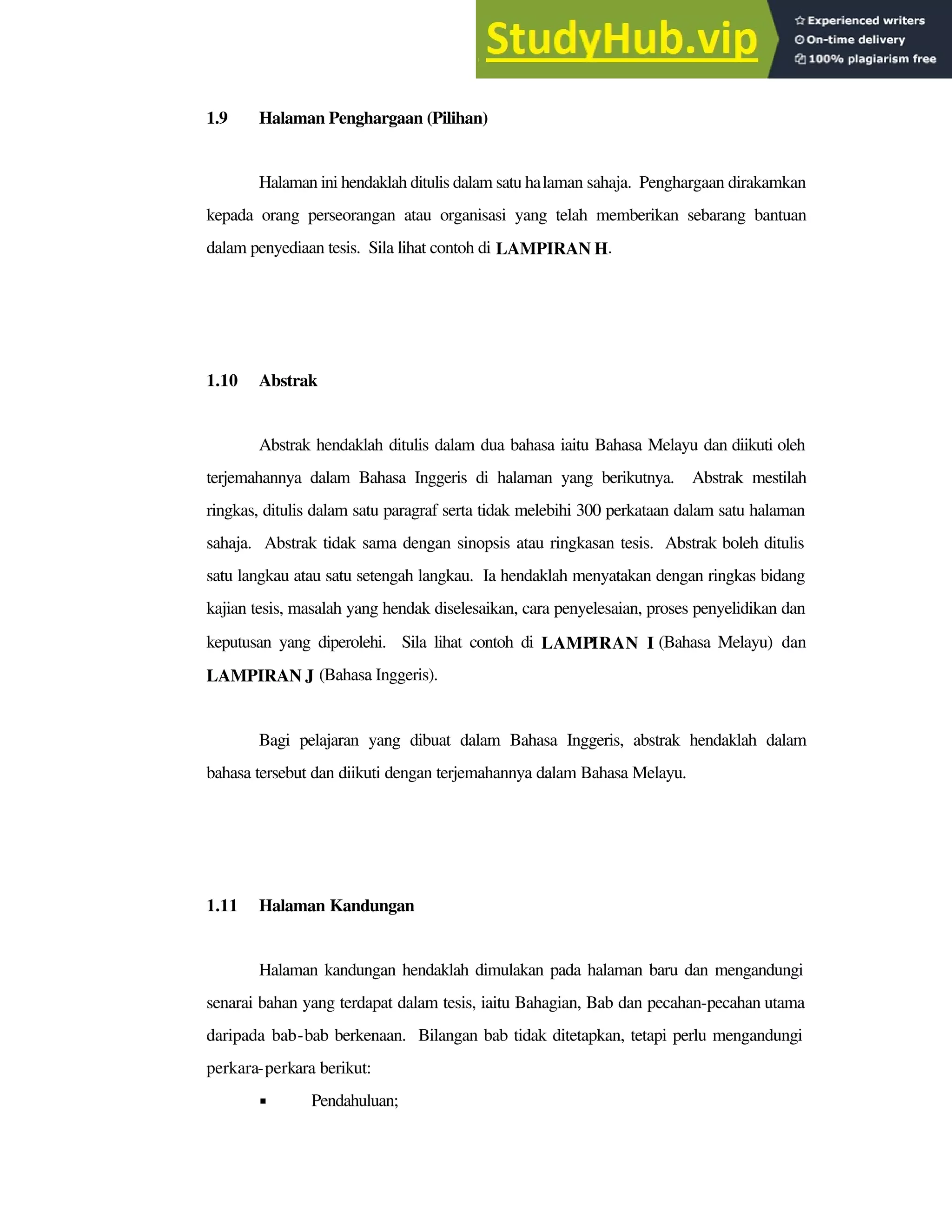 15642556-Panduan-Menulis-Tesis-UTM | PDF
