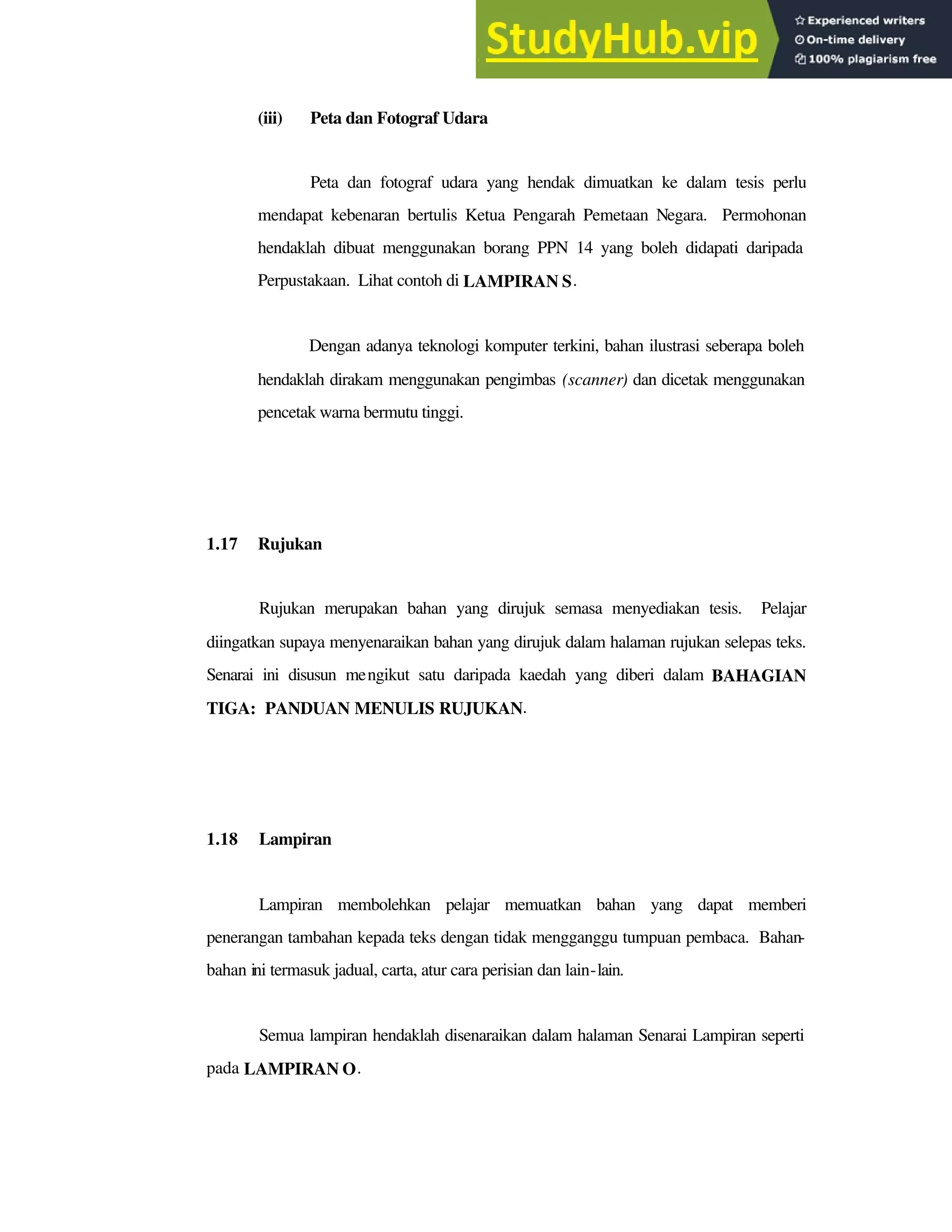 15642556-Panduan-Menulis-Tesis-UTM | PDF