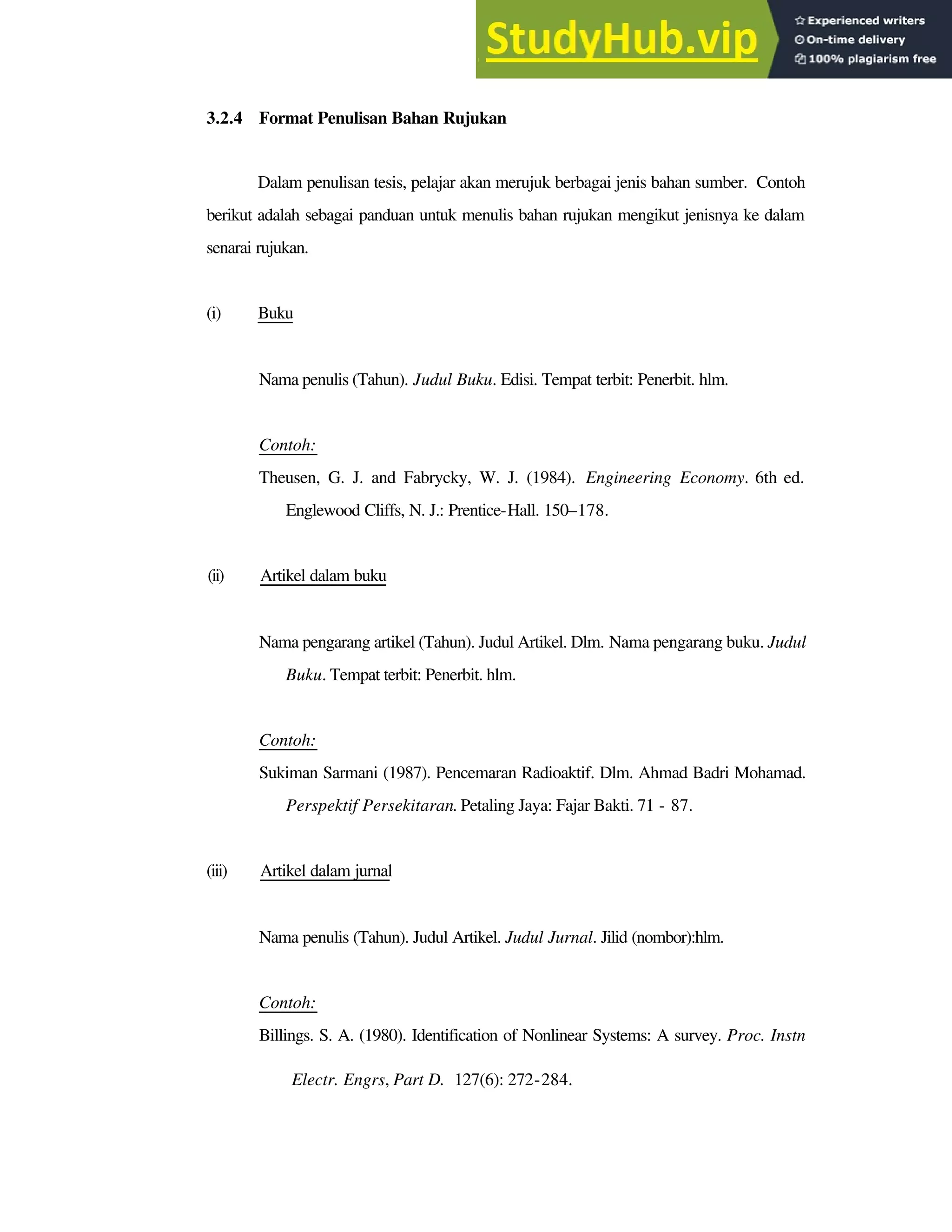 15642556-Panduan-Menulis-Tesis-UTM | PDF