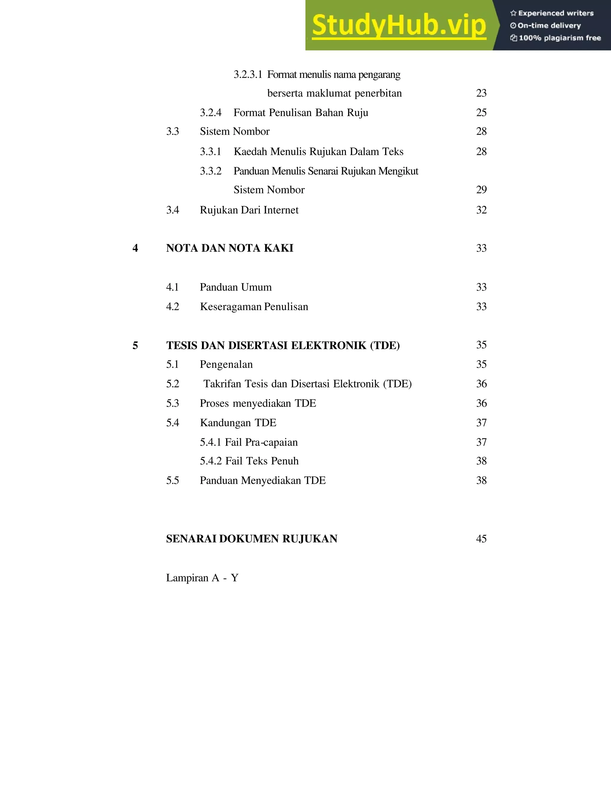 15642556-Panduan-Menulis-Tesis-UTM | PDF