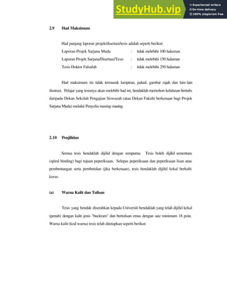 15642556-Panduan-Menulis-Tesis-UTM | PDF