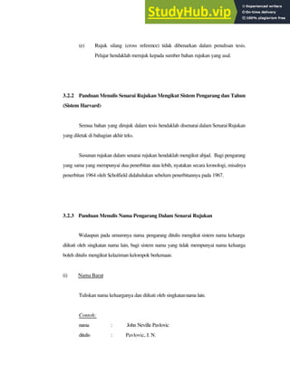 15642556-Panduan-Menulis-Tesis-UTM | PDF