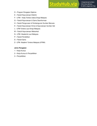 15642556-Panduan-Menulis-Tesis-UTM | PDF