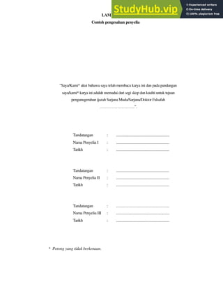 15642556-Panduan-Menulis-Tesis-UTM | PDF