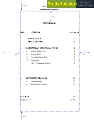15642556-Panduan-Menulis-Tesis-UTM | PDF