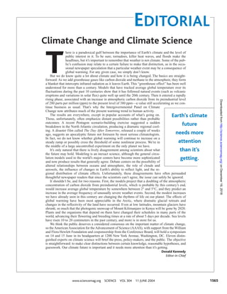 Climate Change and Climate Science | PDF