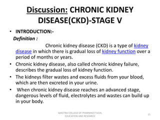 case presentation on chronic kidney disease(ckd) | PPTX