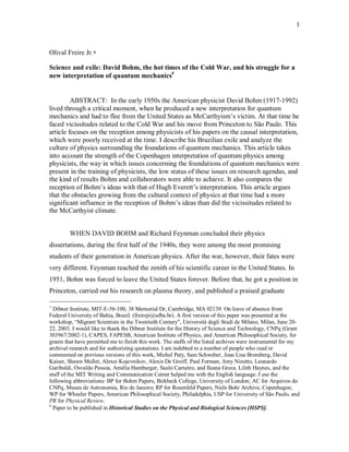 15662176 david-bohm-a-new-interpretation-of-quantum-mechanics ...