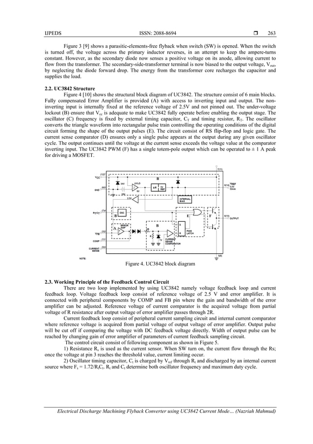 Electrical Discharge Machining Flyback Converter using UC3842 Current Mode PWM ...