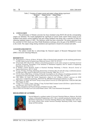 Electrical Discharge Machining Flyback Converter using UC3842 Current ...