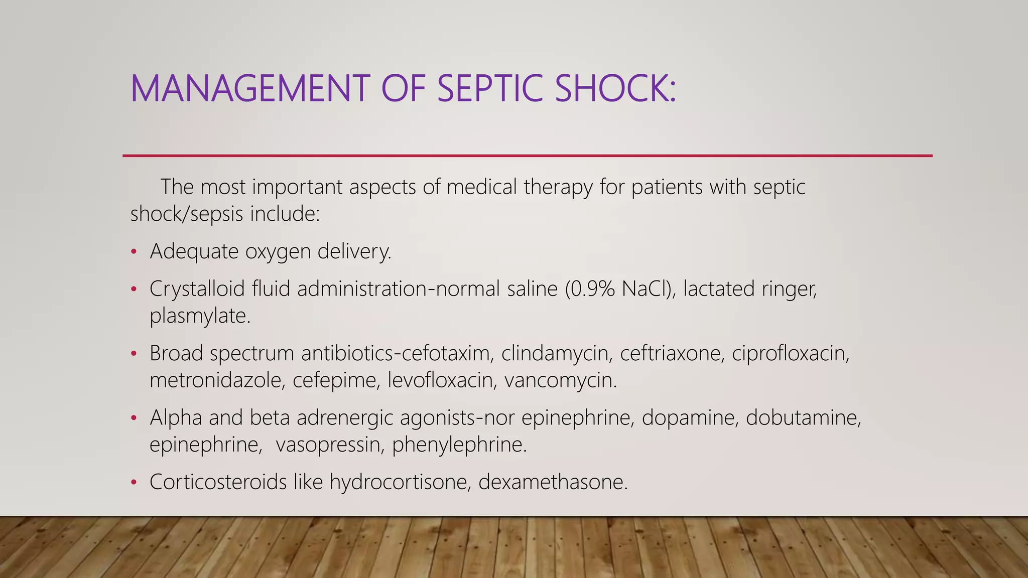 Pathophysiology and management of shock | PPTX