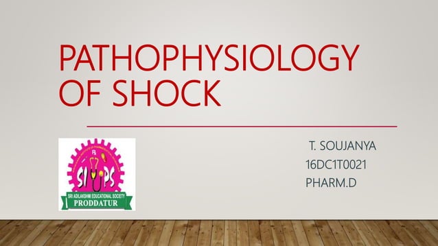 Pathophysiology and management of shock | PPTX | Heart and ...