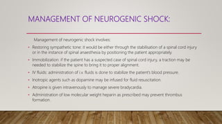 Pathophysiology and management of shock | PPTX