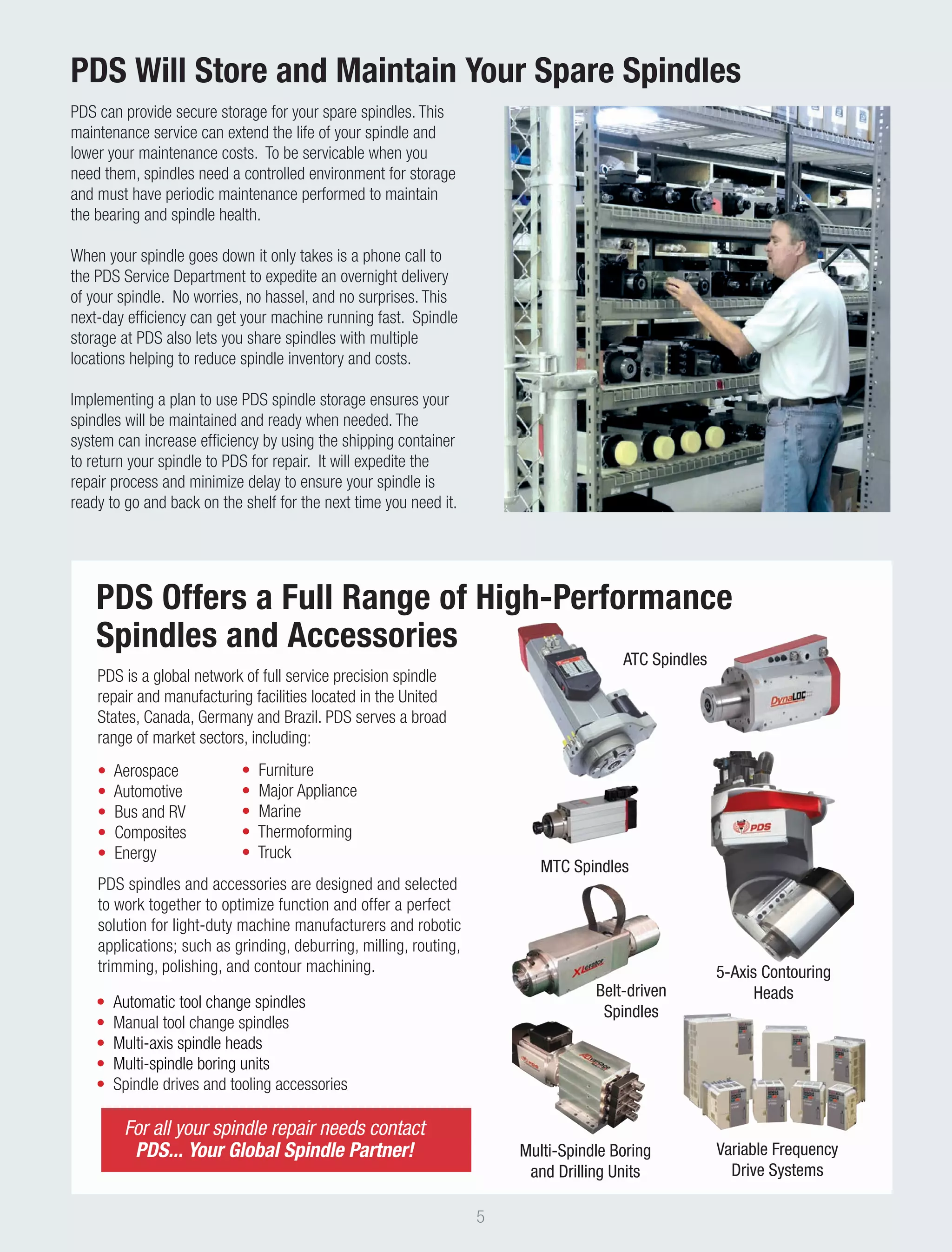 PDS - Superior Spindle Solutions | PDF