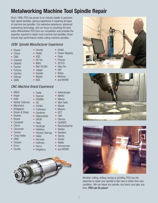 PDS - Superior Spindle Solutions | PDF