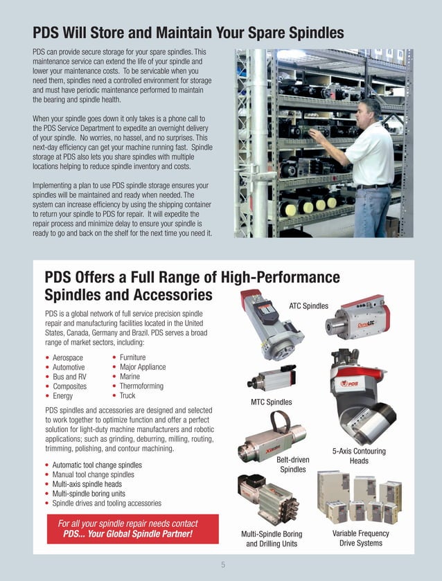 PDS - Superior Spindle Solutions | PDF