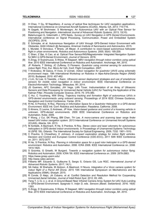 Comparative Study of Indoor Navigation Systems for Autonomous Flight | PDF