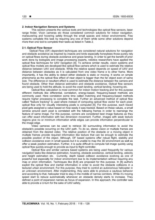 Comparative Study of Indoor Navigation Systems for Autonomous Flight | PDF