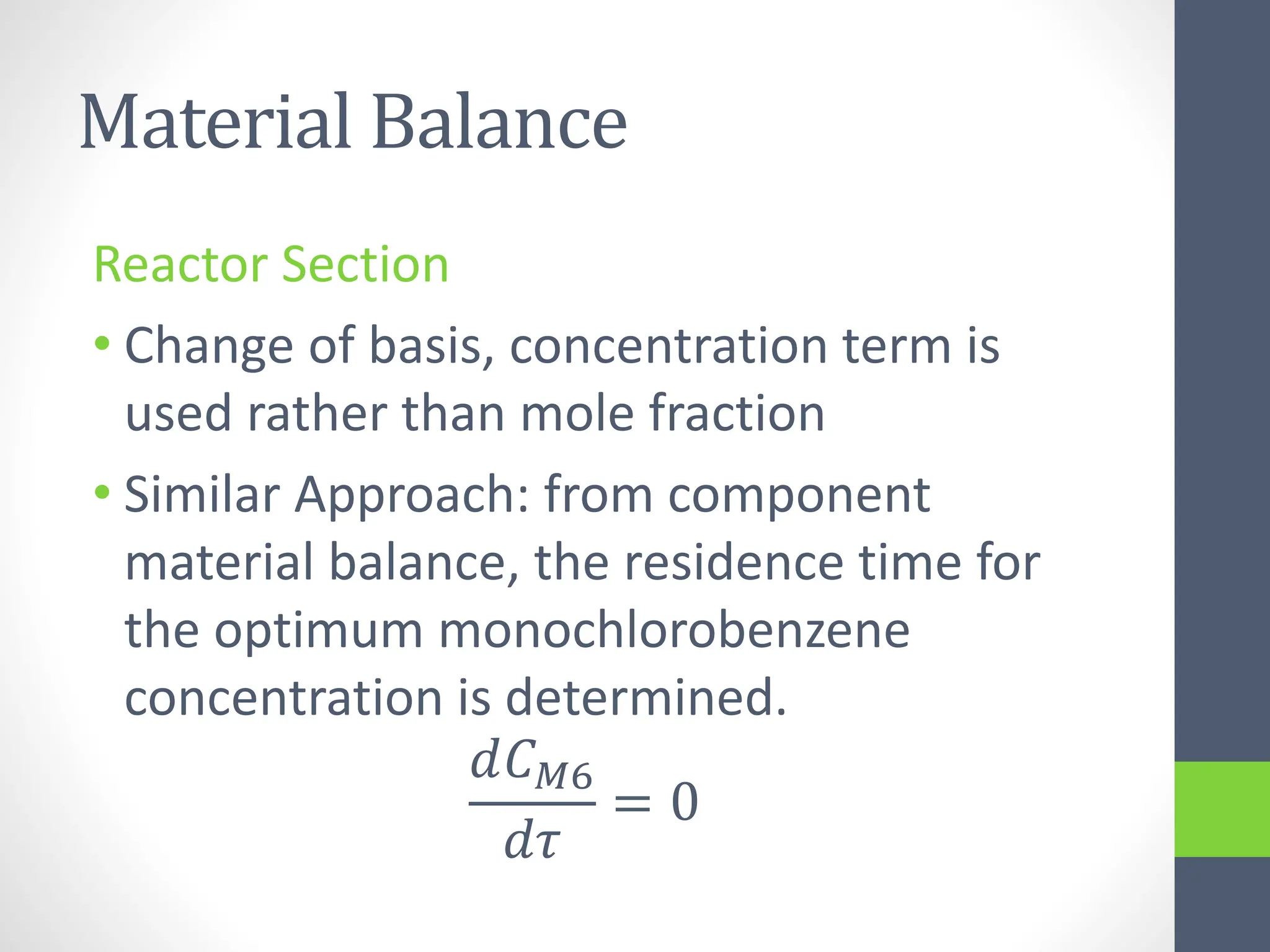 Design of a chlorobenzene distillation unit | PPTX