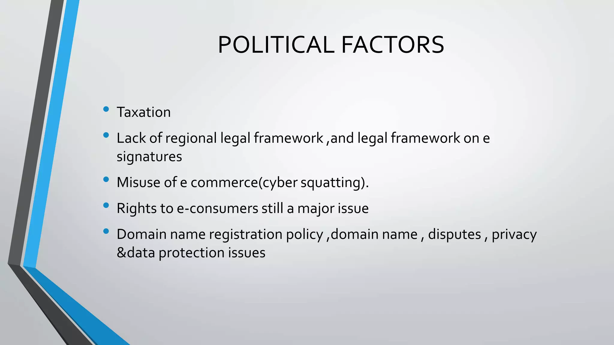 PEST Factors affecting E-commerce | PPTX