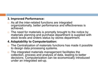 materianl management in healthcare system | PPT