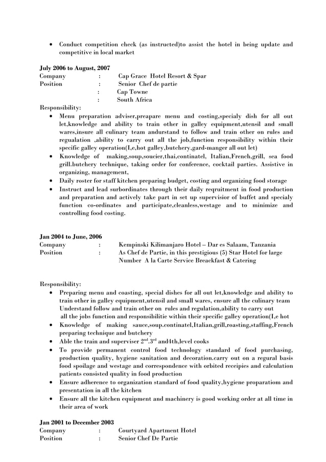 change cv rama | DOC