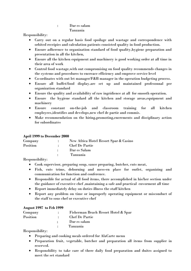 change cv rama | DOC