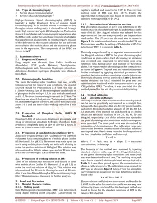 Analytical Method Development and Validation for the Estimation of Zolmitriptan by RP HPLC ...
