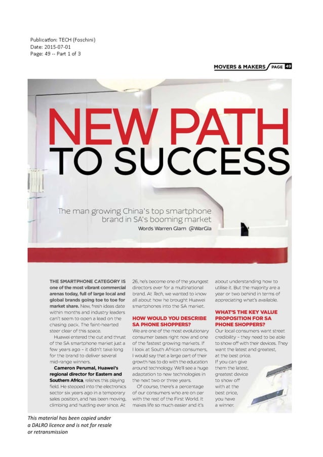 TFG Tech Magazine Feature Article | PDF