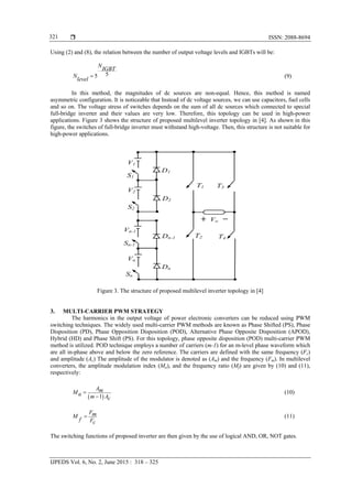 A New Multilevel Inverter Structure For High-Power Applications using Multi-carrier PWM ...