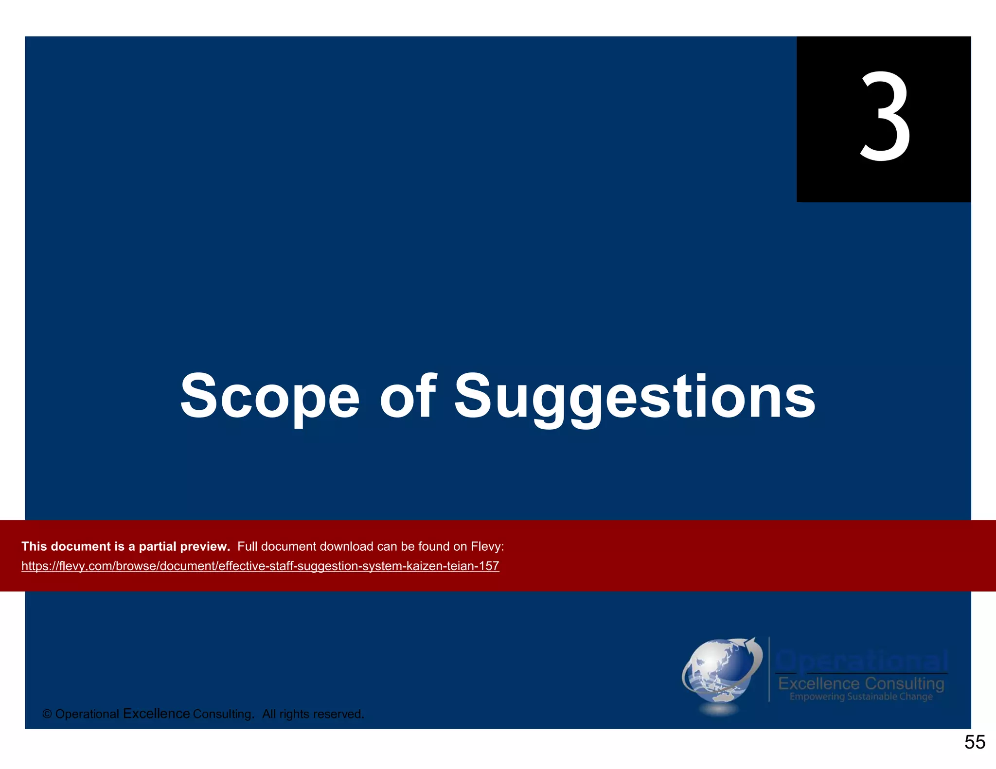 Effective Staff Suggestion System (Kaizen Teian) | PDF