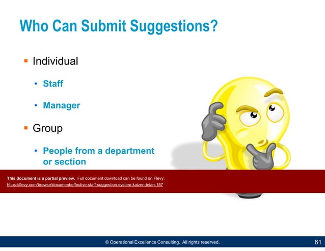 Effective Staff Suggestion System (Kaizen Teian) | PDF