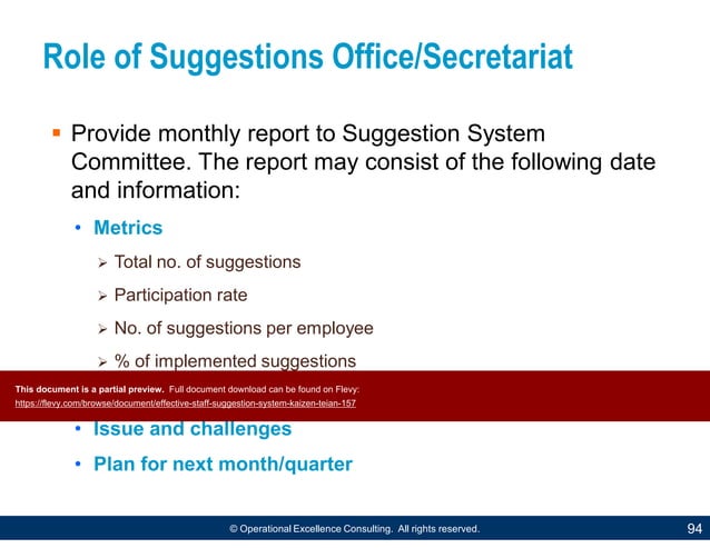 Effective Staff Suggestion System (Kaizen Teian) | PDF