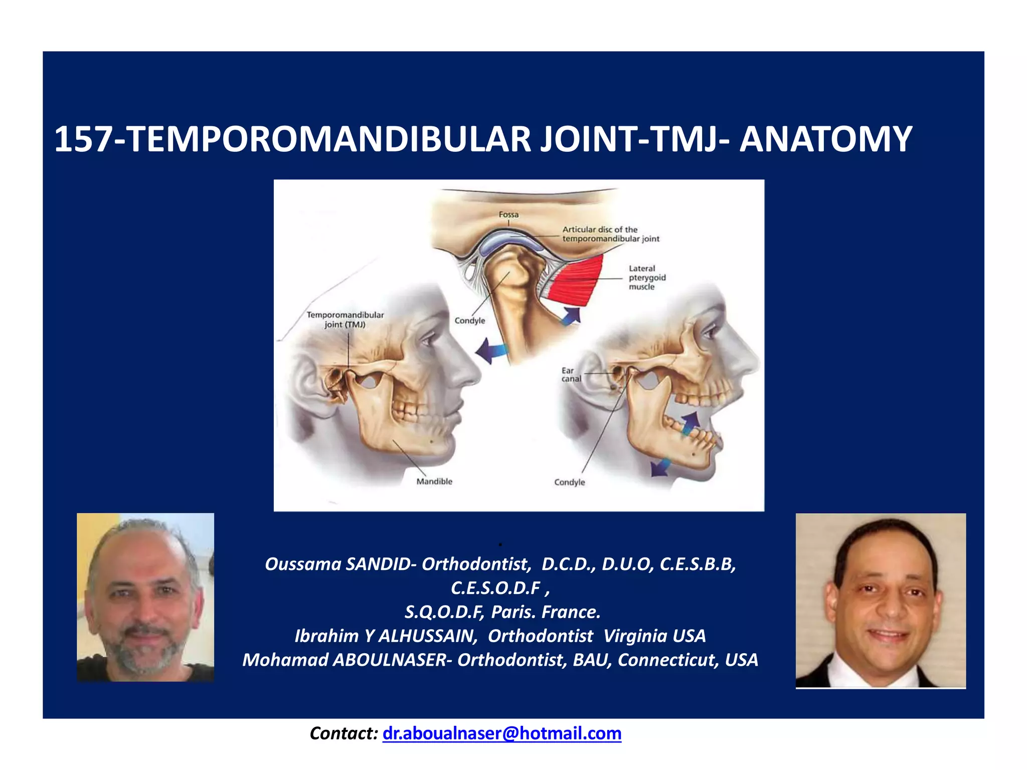 157 temporomandibular joint-tmj- anatomy | PDF
