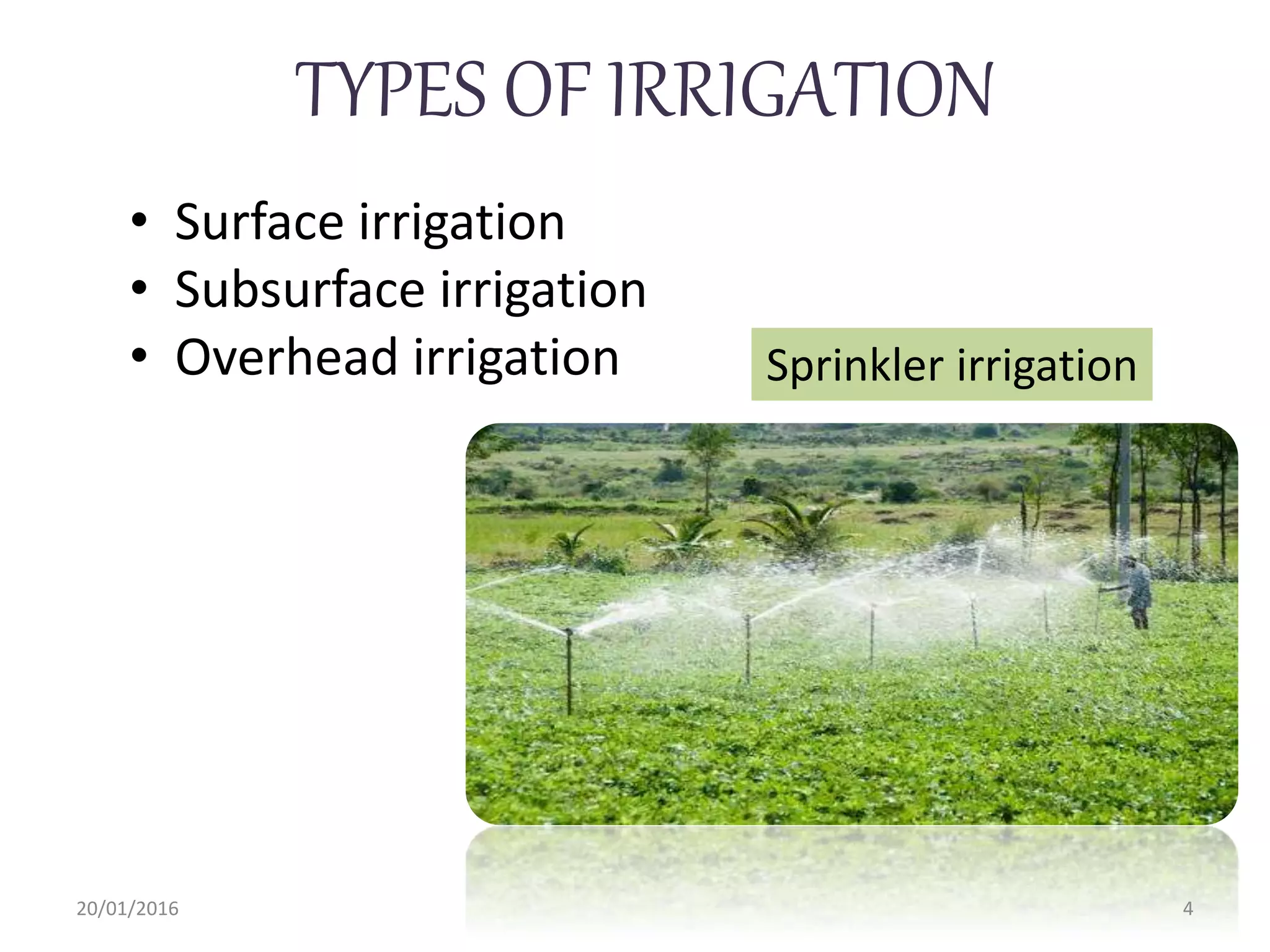 microcontroller based controlled irrigation system for plantation | PPT
