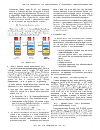 Open Access Network (OAN) & Fixed Mobile Convergence (FMC): Foundation for a Competitive New ...