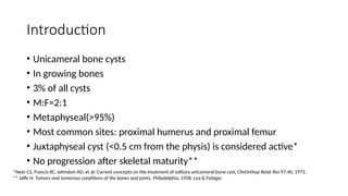 Benign cysts of bone (orthopaedic pg).pptx