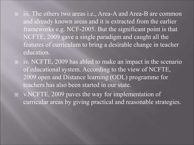 1570807780407 national curriculum_framework_for_teacher_education | PPT | Professional School ...