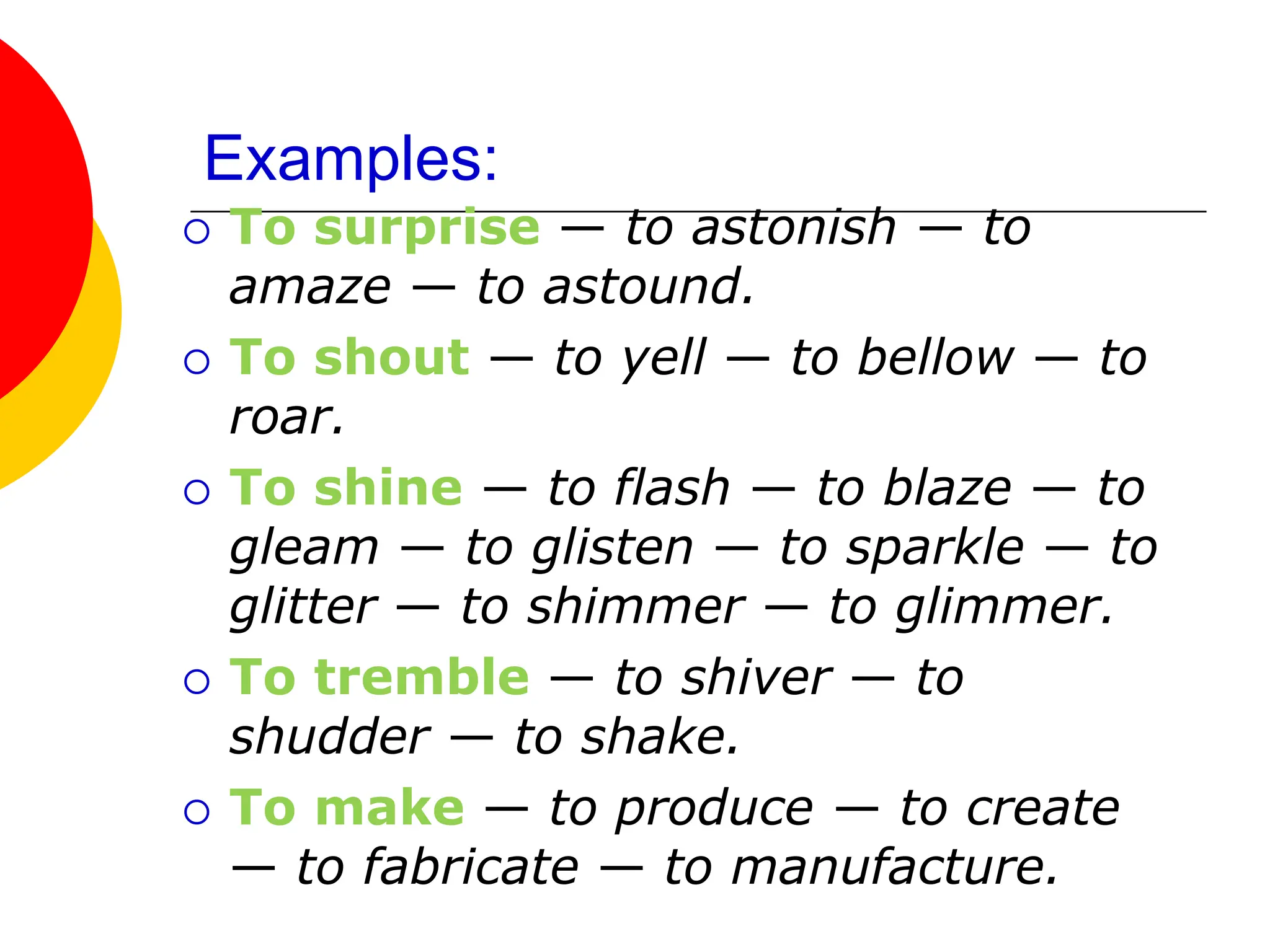 Semantic classification of the words.ppt