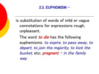 Semantic classification of the words.ppt