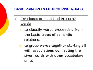 Semantic classification of the words.ppt