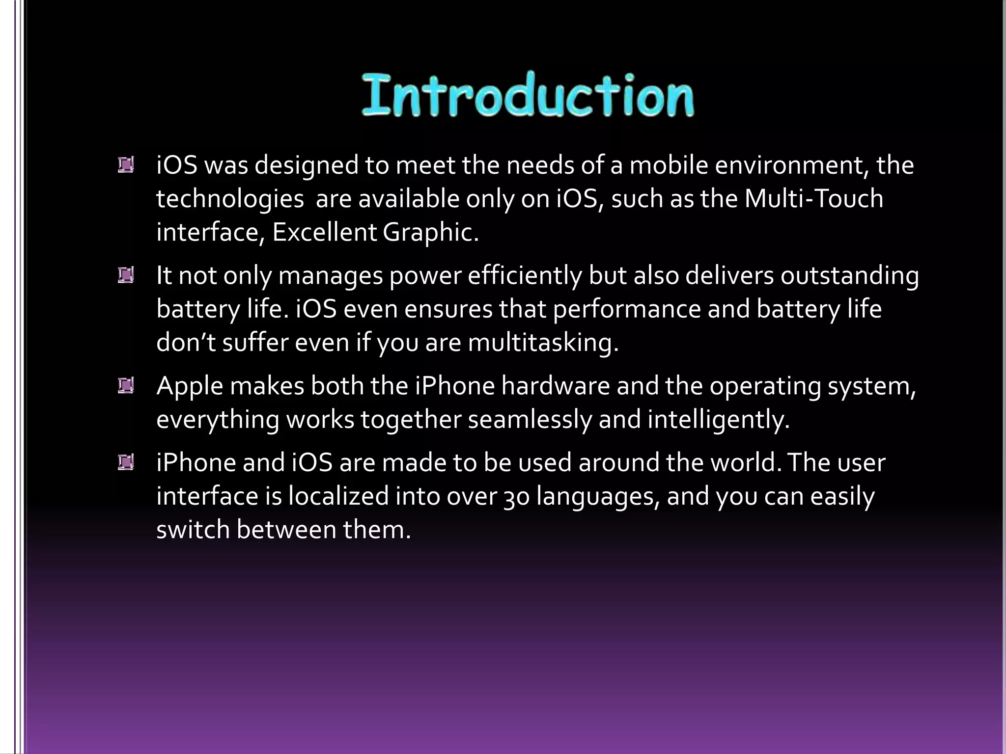 Apple iOS Introduction | PPTX