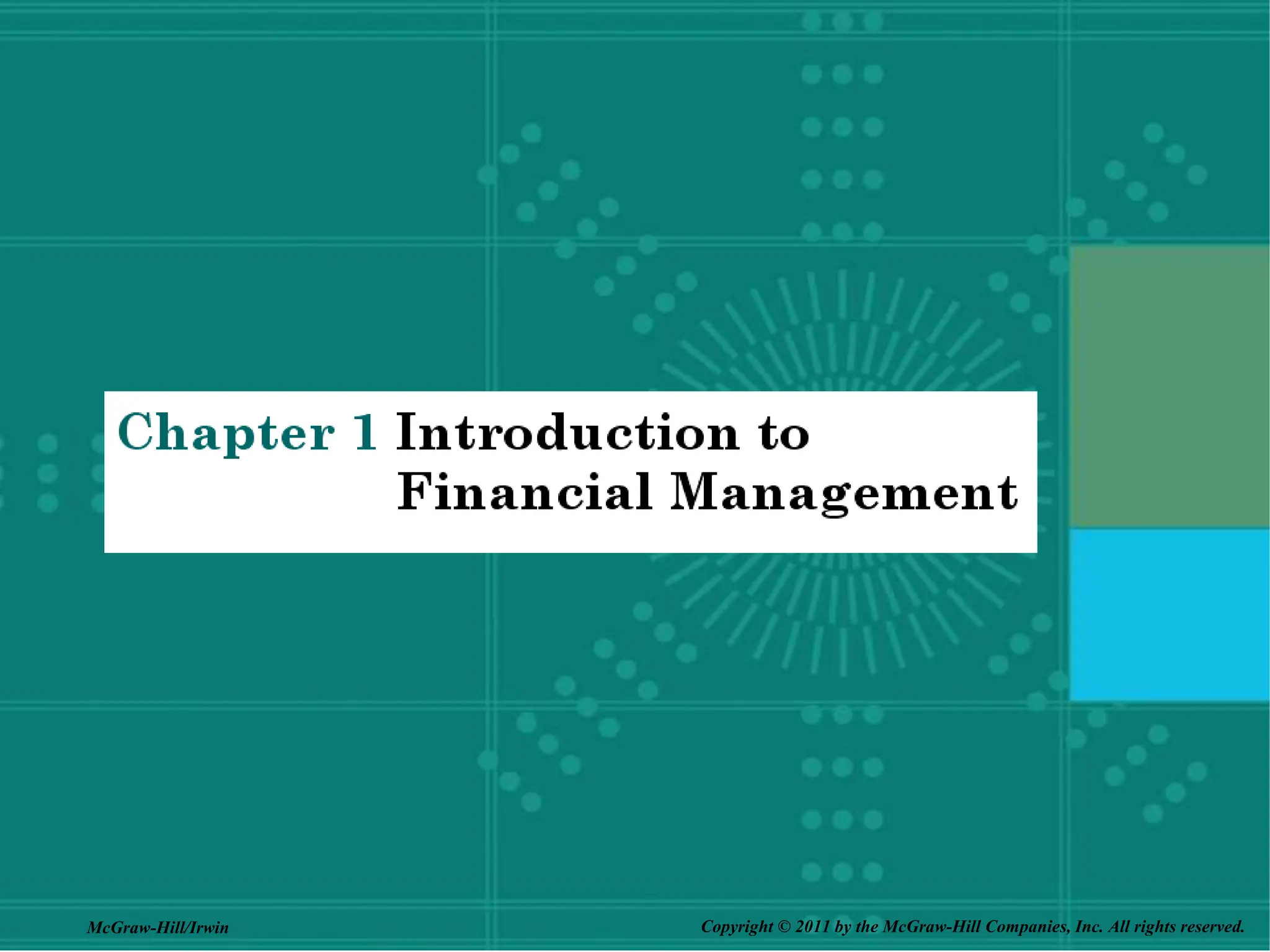 Chapter 1 Introduction to financial management | PPT