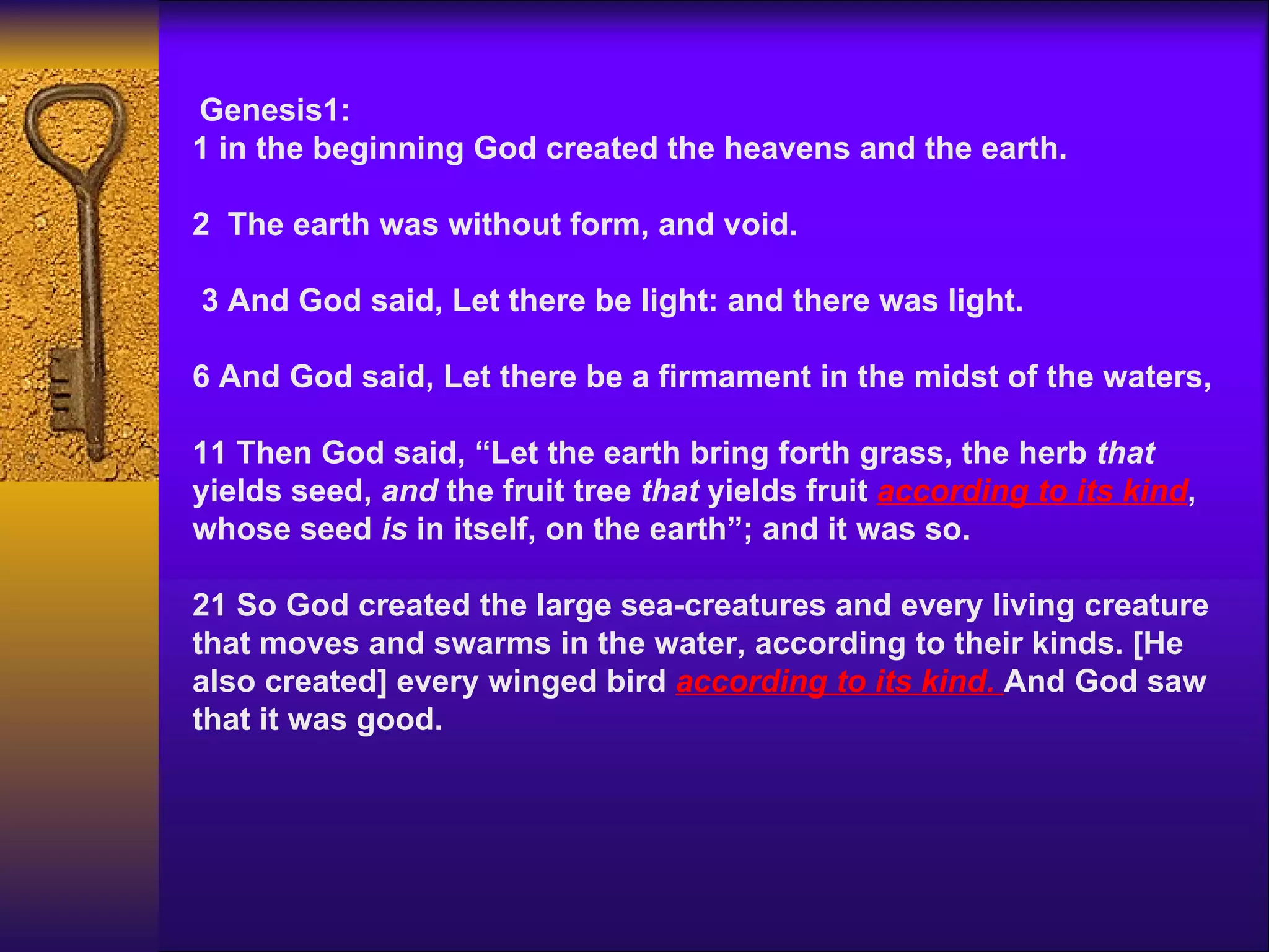 Creation Vs Evolution | PPT