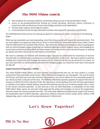 PDM 2019 Election Manifesto | PDF