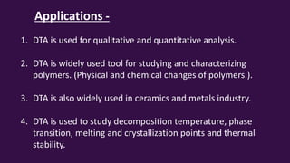 Differential Thermal Analysis | PPTX