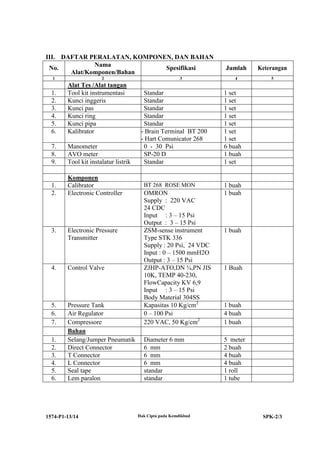 1574 p1-spk-kontrol proses | PDF | Free Download