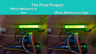 AUTOMATIC PLANT WATERING SYSTEM USING ARDUINO BASED PPT | PPTX